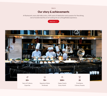 Bistro - Shadcn UI Restaurant Template - Free - Shadcn Studio