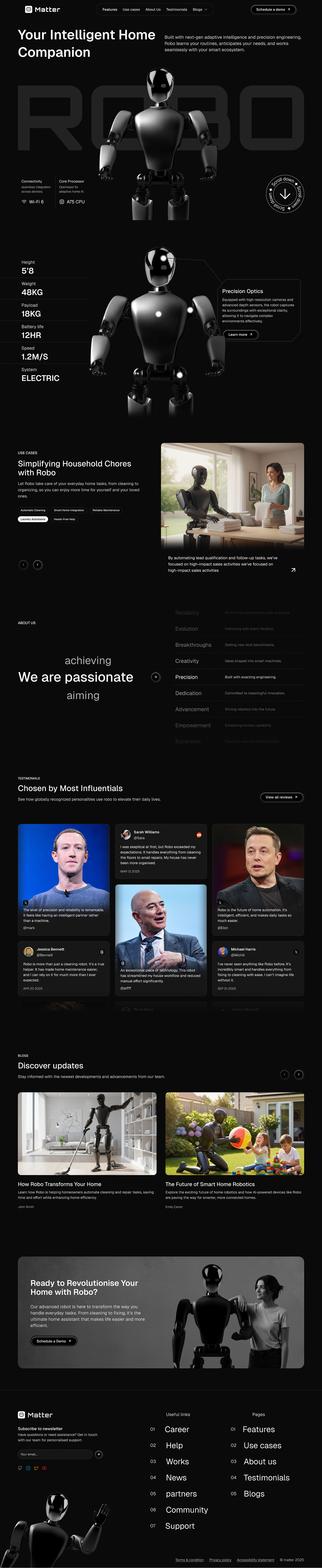 Matter - Shadcn UI Physical Product Template - Shadcn Studio