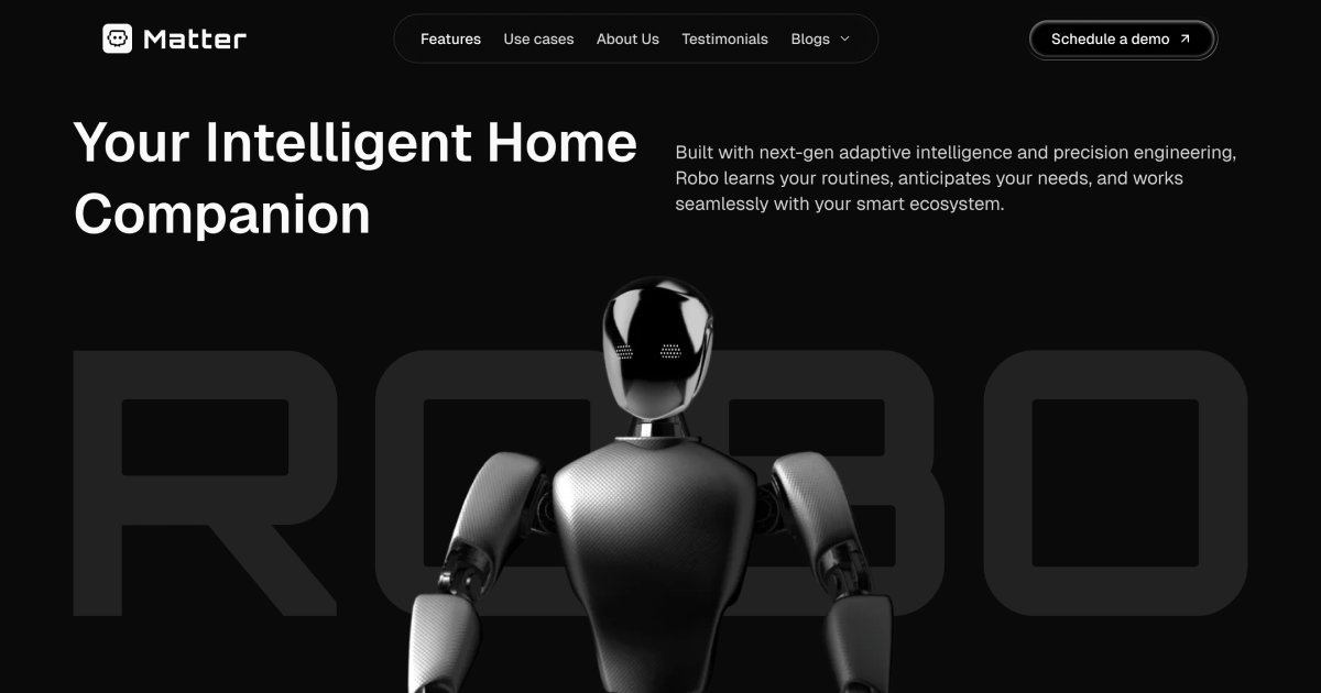 Matter - Shadcn UI Physical Product Template - Shadcn Studio